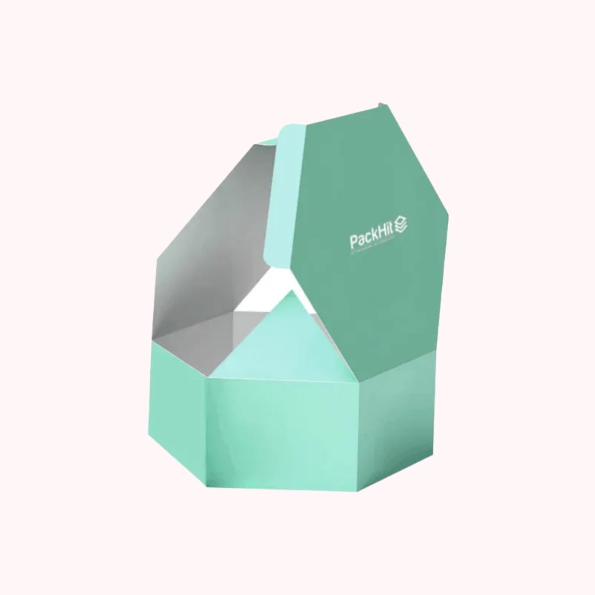 Hexagon Two Piece Boxes - Packaging Cares